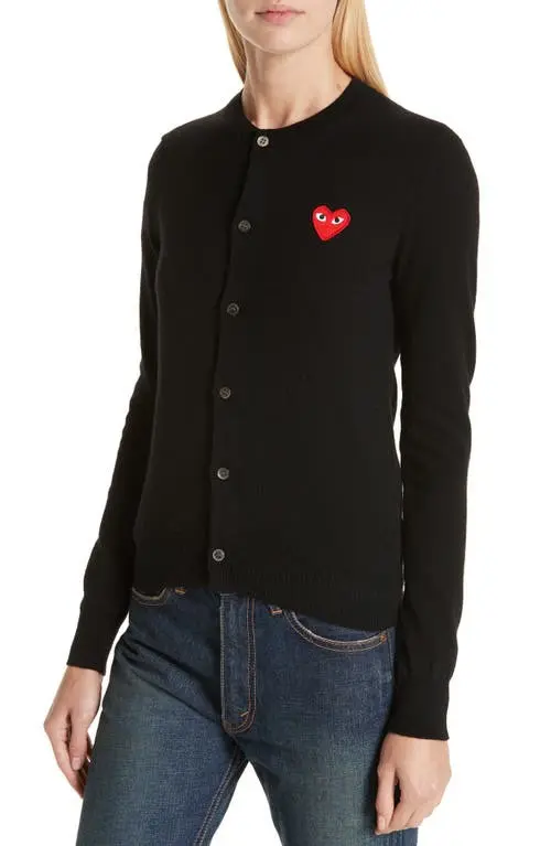 Comme Des Garçons Play Wool Cardigan
