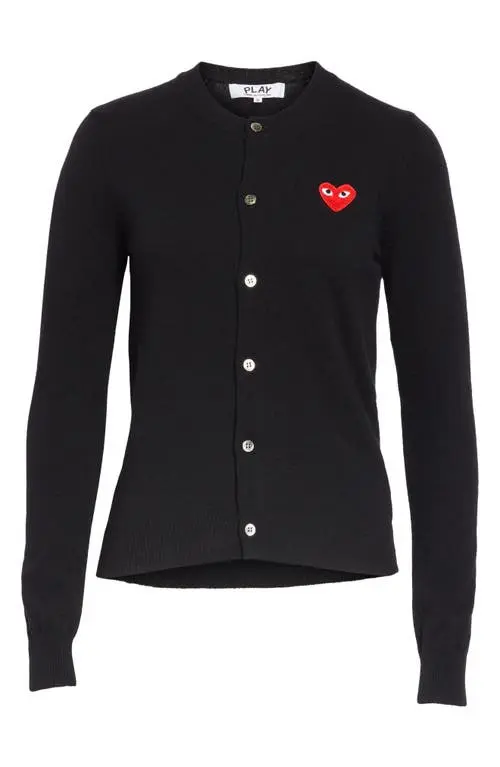 Comme Des Garçons Play Wool Cardigan
