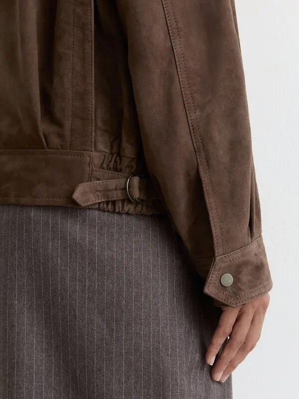 REISS Cooper Suede Relaxed-fit Jacket