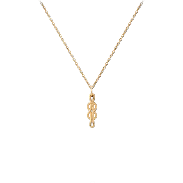ASTOR & ORION Hecate's Knot Charm Necklace - Gold
