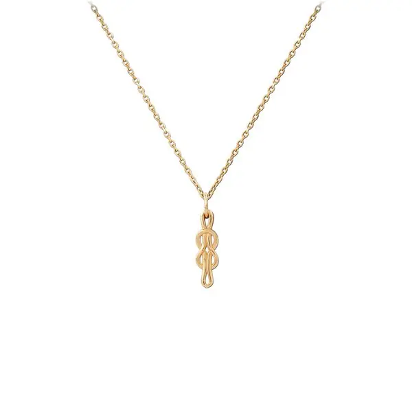 ASTOR & ORION Hecate's Knot Charm Necklace - Gold
