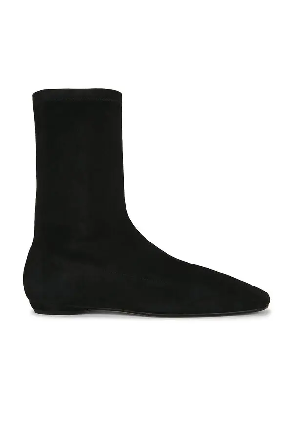 THE ROW Cindy Stretch Suede Boots