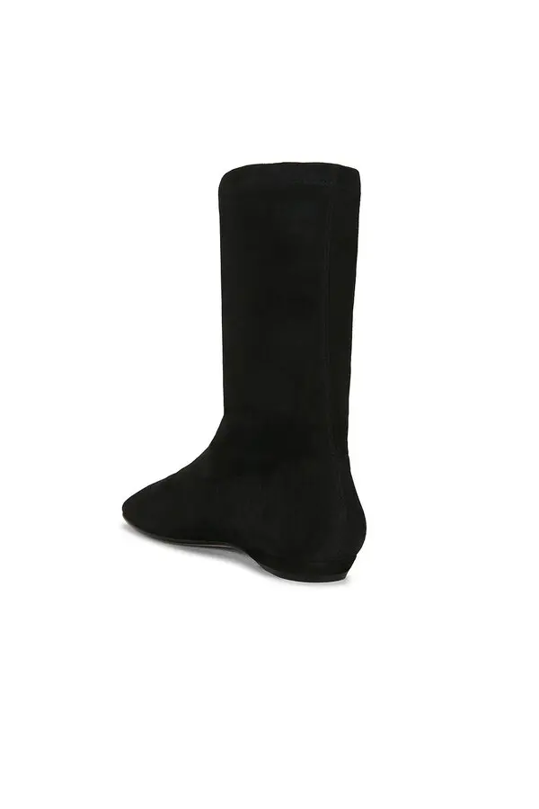 THE ROW Cindy Stretch Suede Boots