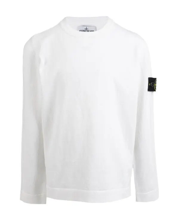 Stone Island Logo Patch Crewneck Sweatshirt