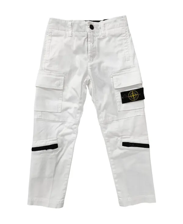 Stone Island Logo High-waisted Casual Pants