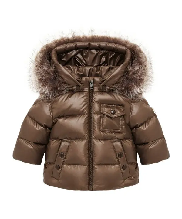 Moncler K2 Hooded Faux Fur-trimmed Down Jacket