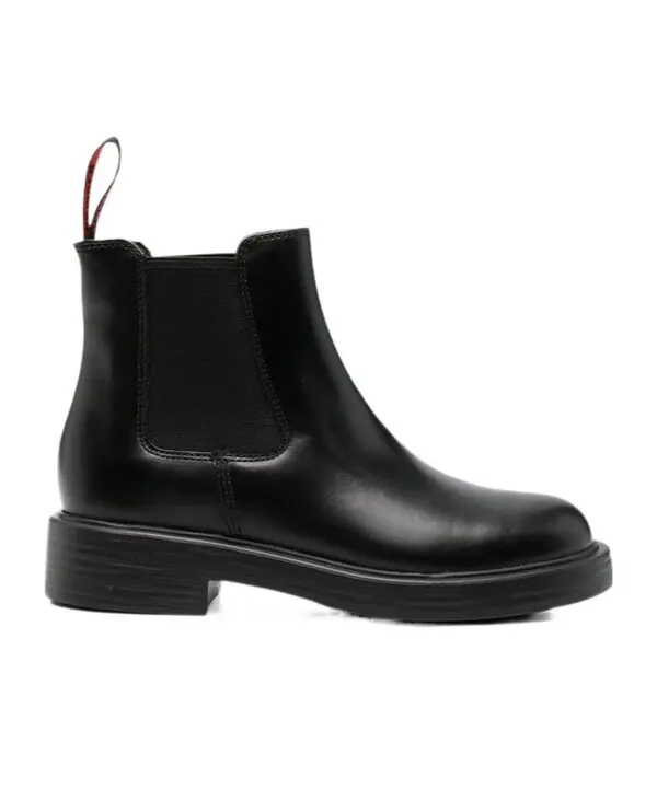 Camper Dean Elasticated-panel Pull-tab Chelsea Boots - Black