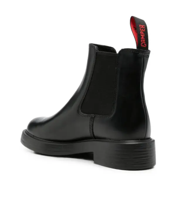 Camper Dean Elasticated-panel Pull-tab Chelsea Boots - Black