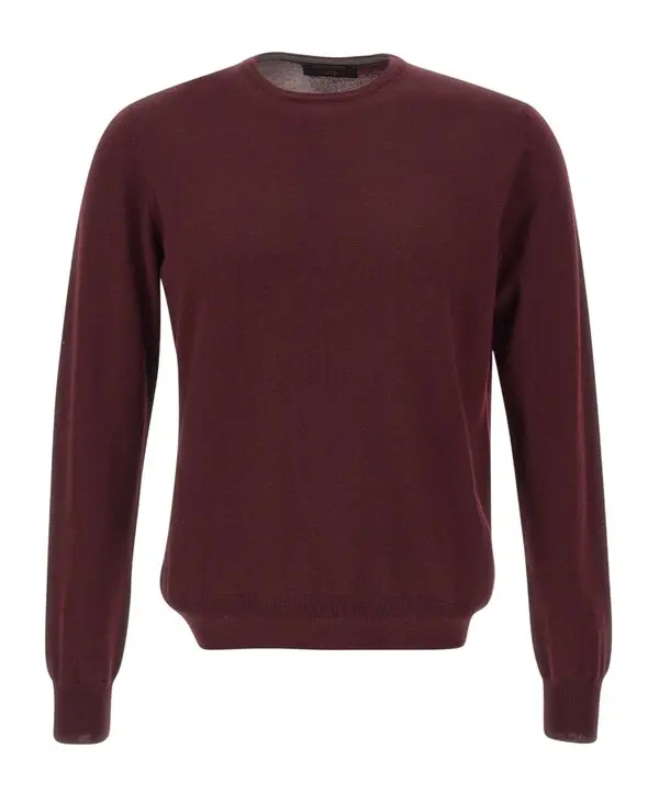 GRAN SASSO Crew Neck Knitted Sweater