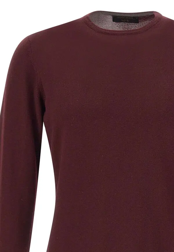 GRAN SASSO Crew Neck Knitted Sweater