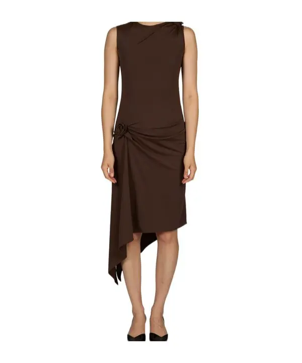 Coperni Sleeveless Floral Embellished Dress