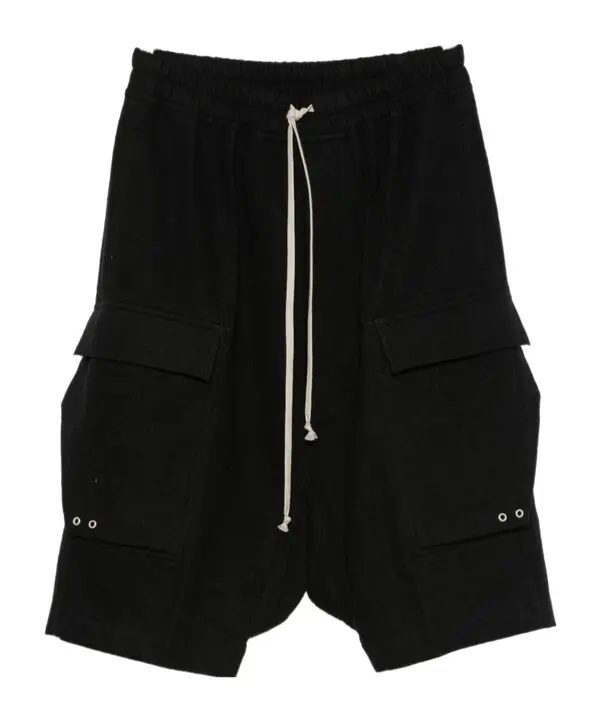 Rick Owens Drop-crotch Cargo Shorts