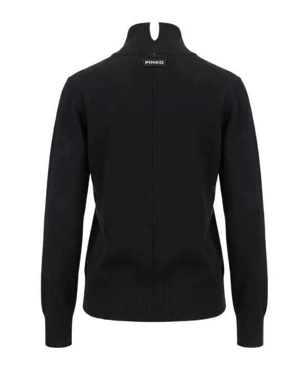 Pinko Long-sleeved High-neck Sweater