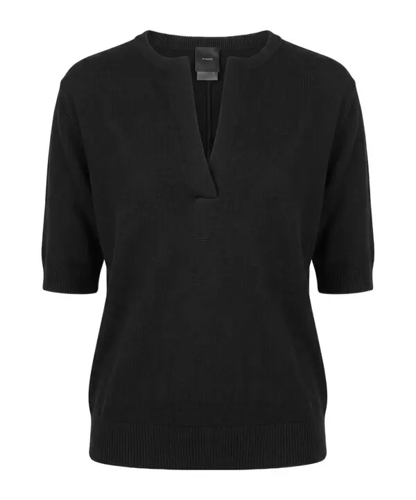 Pinko Short-sleeved Sweater - Black