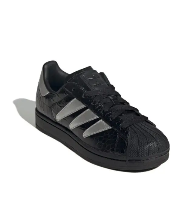 Adidas Superstar Ii W Striped Lace-up Sneakers