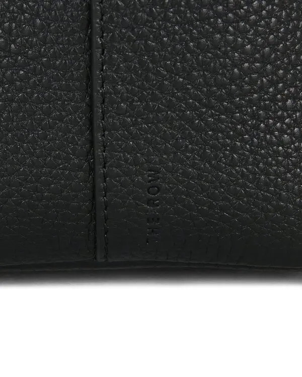 THE ROW Calfskin Leather Tote Bag - Black Ans