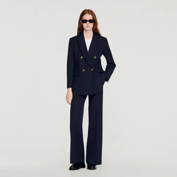 Sandro Pinstripe Jacket