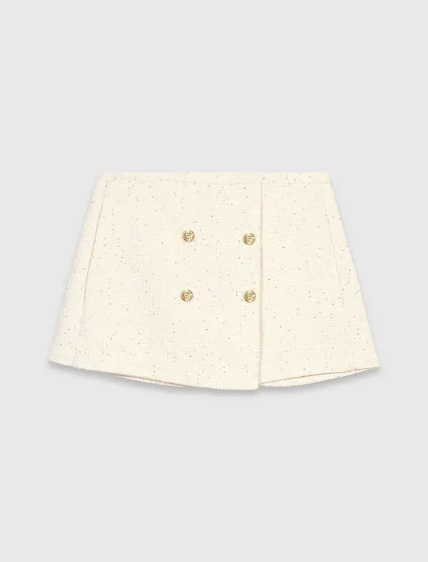 Maje Tweed Skort