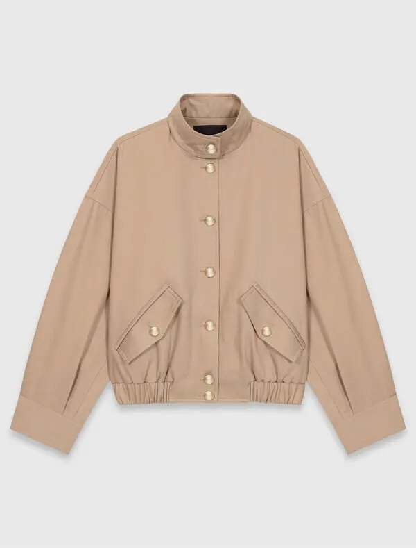 Maje Cotton Bomber Jacket