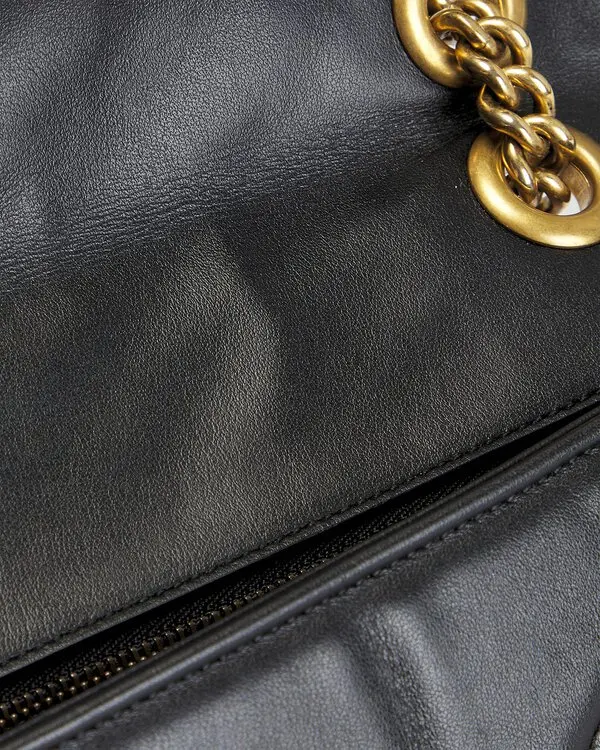 FWRD RENEW Gucci Gg Marmont Shoulder Bag - Black