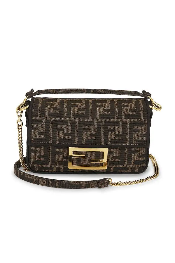 Fendi Mini Ff 1974 Baguette Shoulder Bag