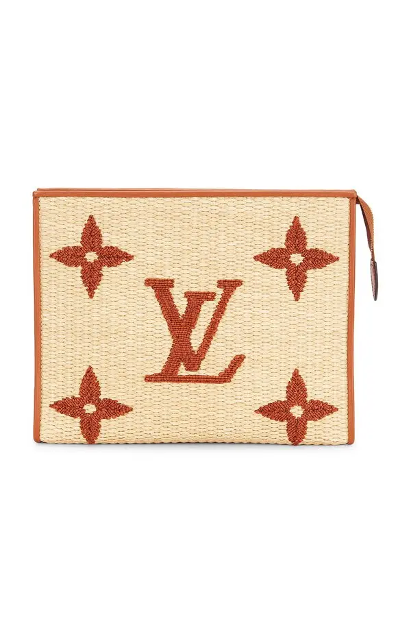 LOUIS VUITTON Monogram Giant Raffia Toiletry Pouch 26