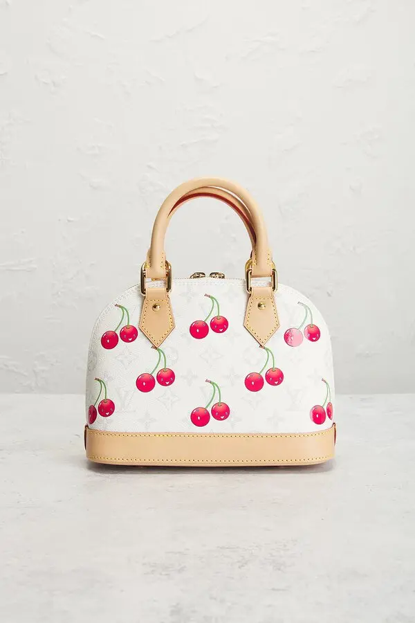 LOUIS VUITTON X Takashi Murakami Monogram Cerises Alma Bb Handbag
