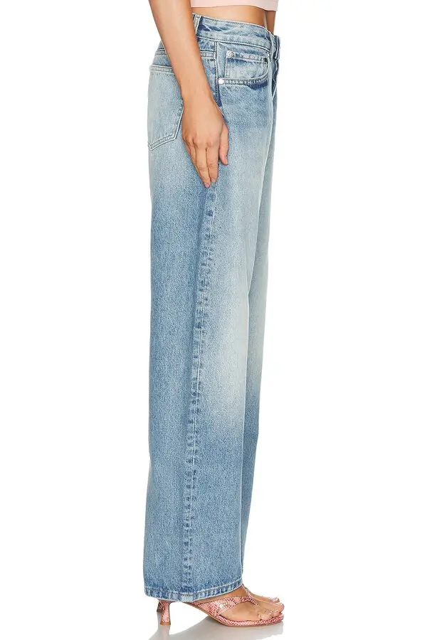 EB DENIM Shifter Bowed Jeans In Blue