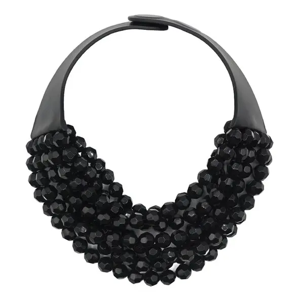 Fairchild Baldwin Bella Jet Necklace - Black