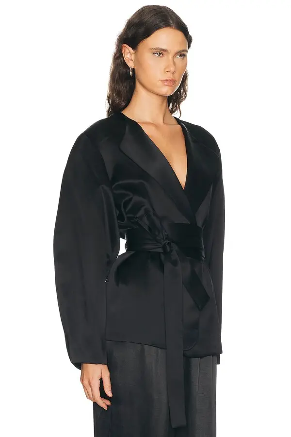 THE SEI Blouson Tie Jacket