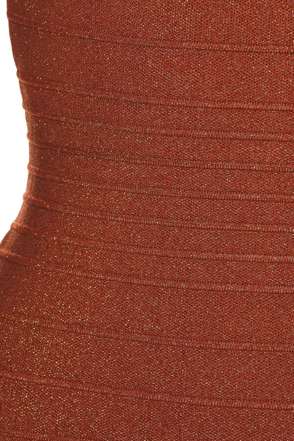 Retrofete Serenna Knit Dress In Rust