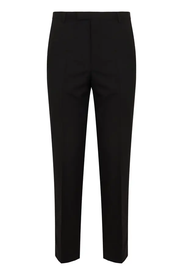 Gucci Wool Trousers With Back Welt Pockets