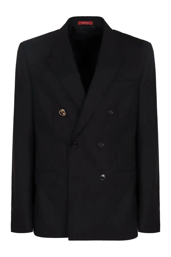 Gucci Double-breasted Wool Jacket