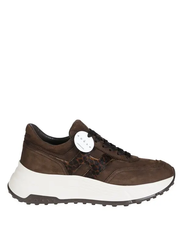 Hogan Lace-up Sneakers - Marrone