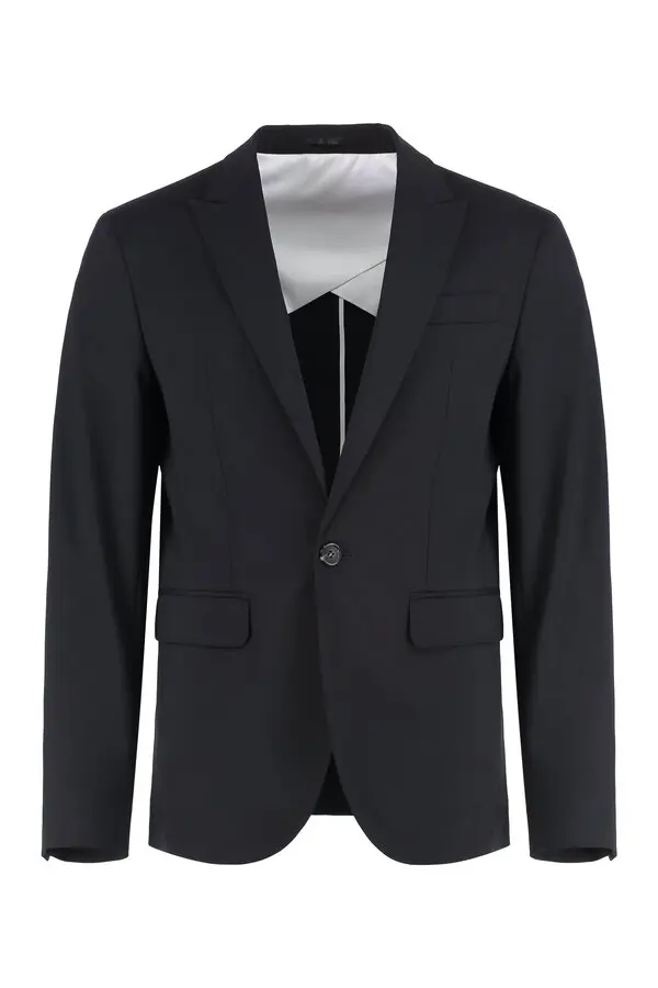 Dsquared2 Virgin Wool Two-piece Suit Single-button Jacket & Tailored Trousers