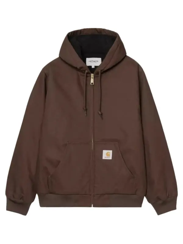 Carhartt Work In Progress 100% Cotton Hooded Work Jacket - Brown