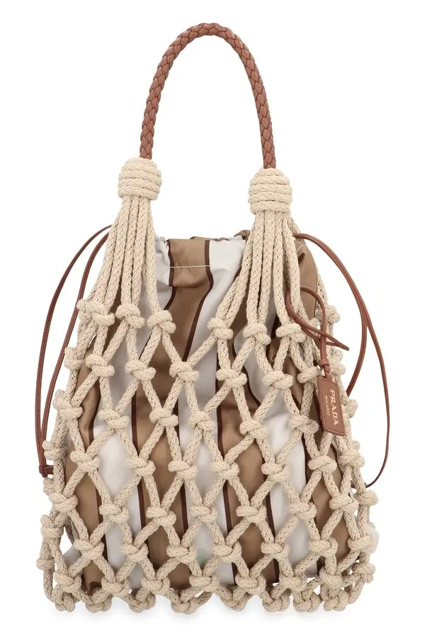 Prada Mini Mesh Knit Tote Bag