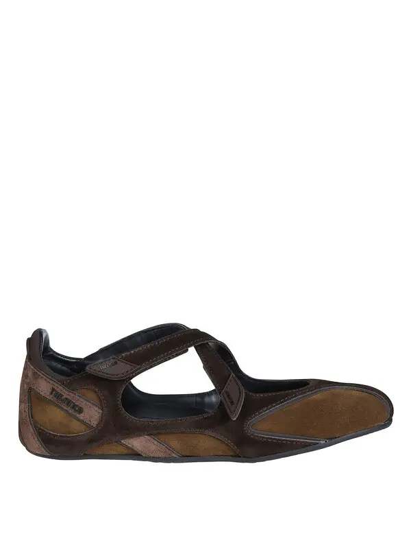 Attico Floor01 Ballerina Flat - Marrone
