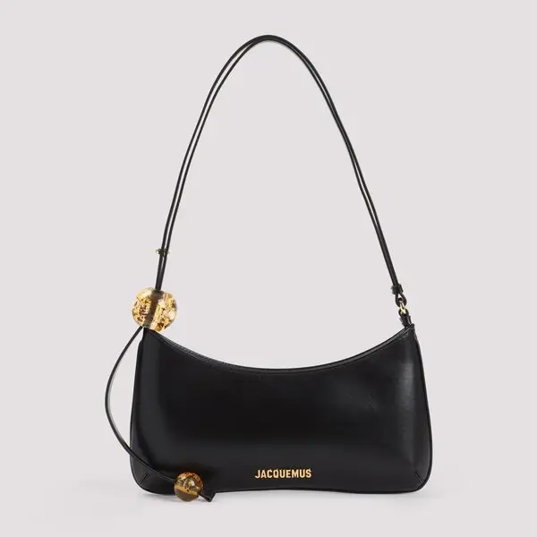 Jacquemus Le Bisou Perle Mini Handbag - Black