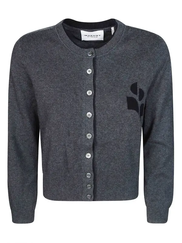 Isabel Marant Étoile Lonagz Wool-cotton Cardigan Sweater