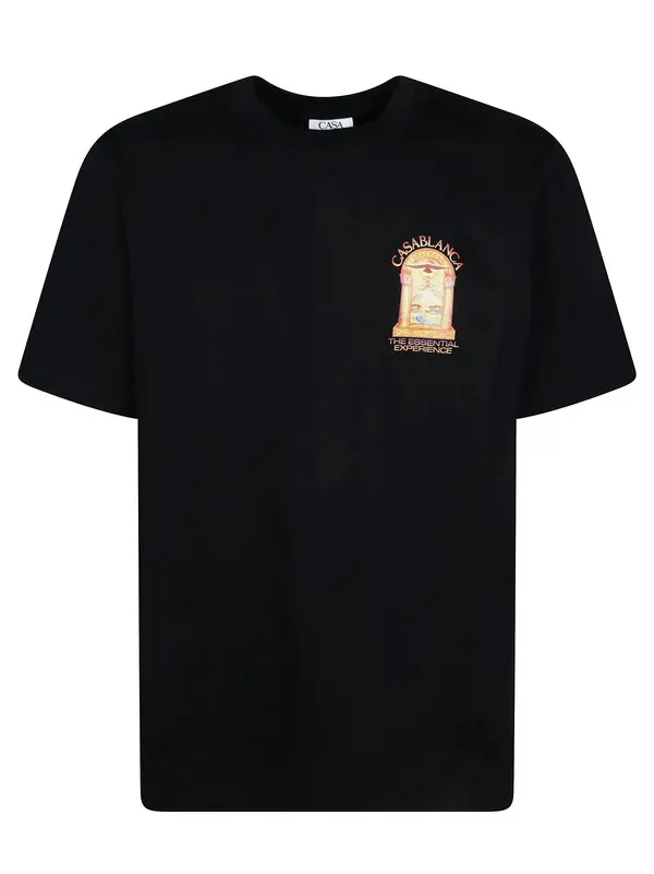 Casablanca Hermons Mirage Arch Printed Classic T-shirt - Nero