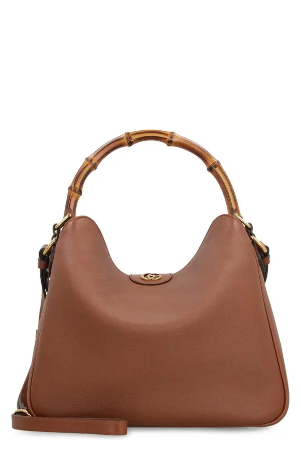 Gucci Diana Mini Grain Leather Shoulder Bag