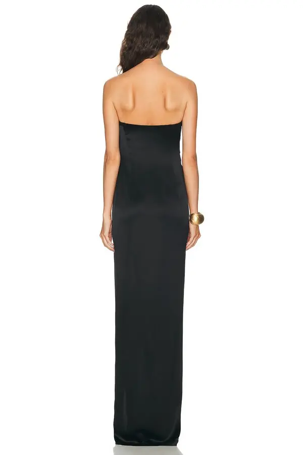 THE SEI Strapless Wrap Gown