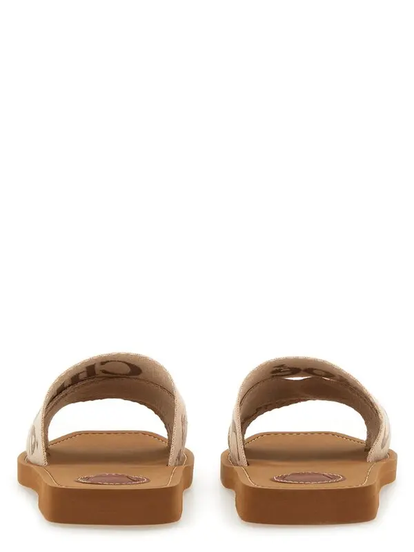 Chloé Woody Slides - Beige