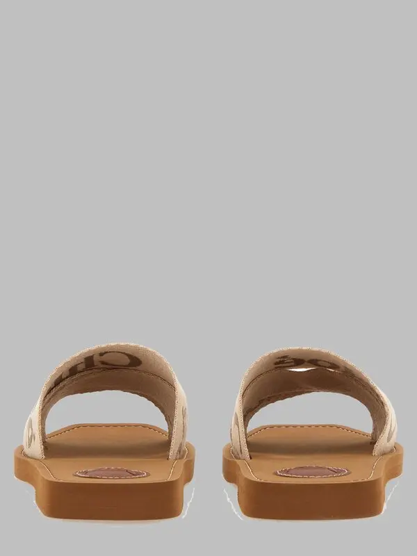Chloé Woody Slides - Beige
