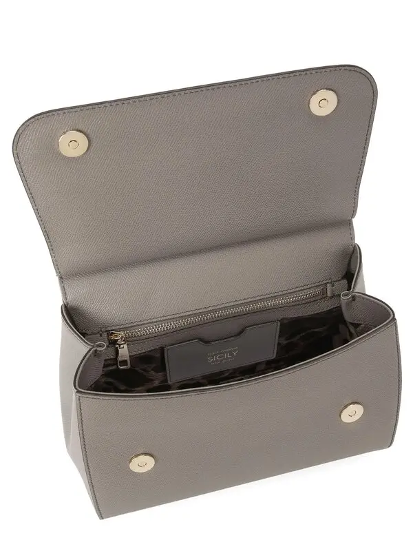 Dolce & Gabbana Sicily Top Handle Bag - Dove