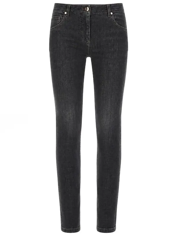 Brunello Cucinelli Slim Fit Five-pocket Jeans