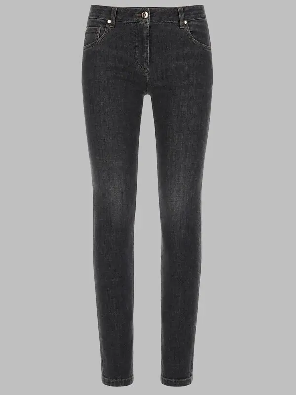 Brunello Cucinelli Slim Fit Five-pocket Jeans