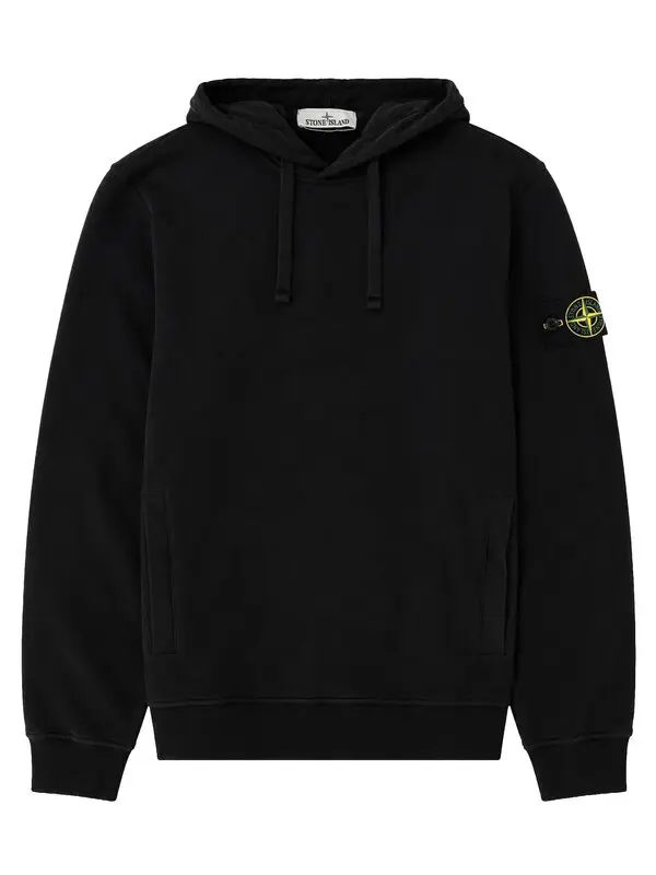 Stone Island Felpa Con Patch Logo