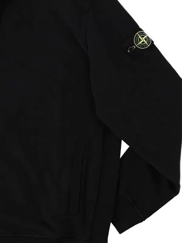 Stone Island Felpa Con Patch Logo